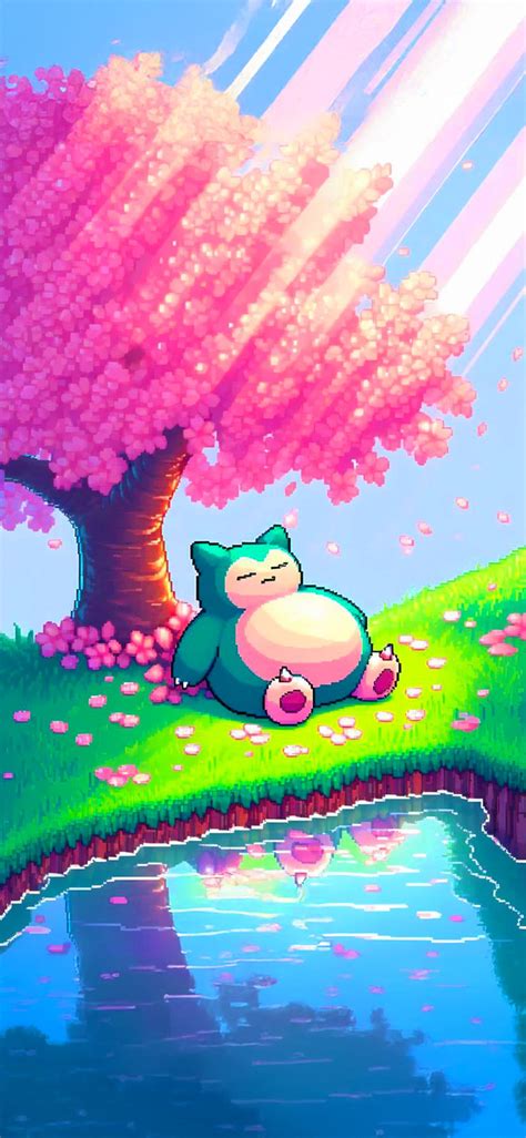 Pixel Snorlax Hd Wallpaper Fors