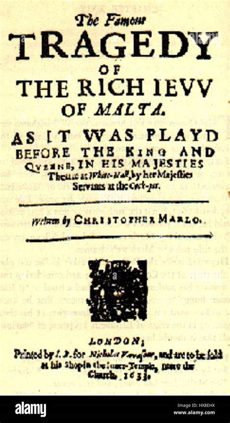 The Jew Of Malta Is A Tragic Play By Christopher Marlowe First