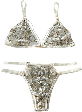 Zzalalana Strappy Lingerie For Women Naughty Lace Floral