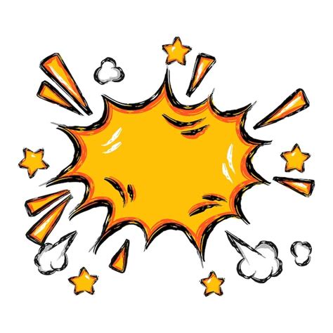 Premium Vector Comic Bubbles Element Isolated