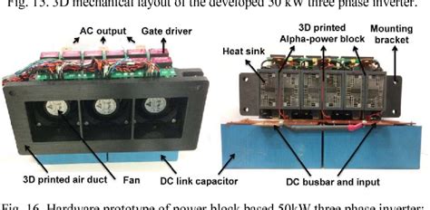 Figure From KW KV DC Bus Air Cooled Inverter With KV SiC MOSFETs And D Printed Novel