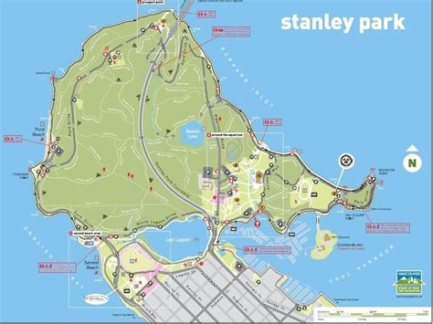 Stanley Park Map Vancouver Bc Vancouver Vacation Vancouver Vancouver Bc