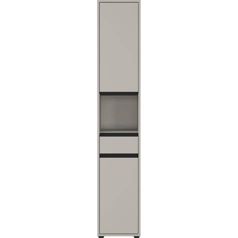 Szürke Magas Keskeny Fürdőszoba Szekrény 33x181 Cm Lemont Germania