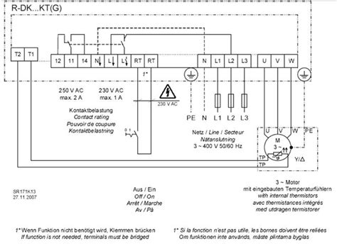 3 Phase Motor Thermistor Wiring Diagram