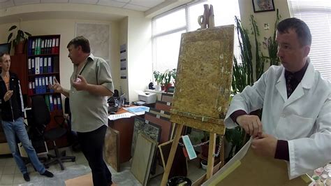 Техника нанесения декоративной штукатурки на холсте Youtube