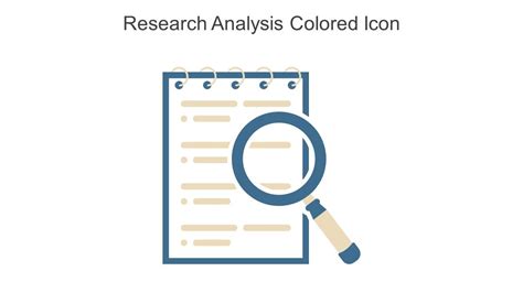 Research Analysis Colored Icon In Powerpoint Pptx Png And Editable Eps Format PPT PowerPoint