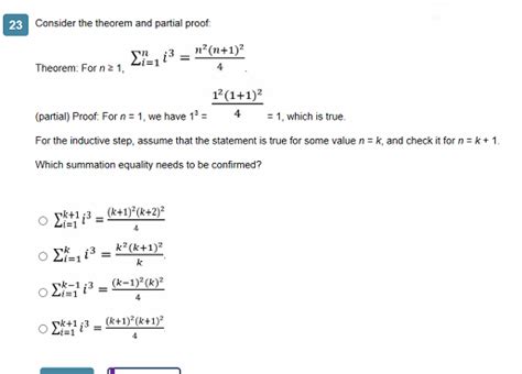 Solved Consider The Theorem And Partial Proof Theorem Chegg