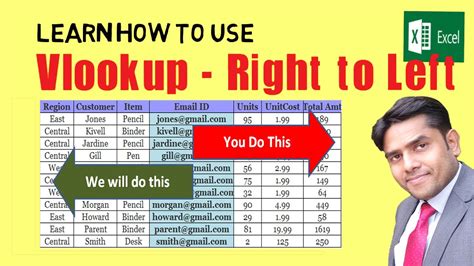 Excel Vlookup Example Right To Left Hindi Excel Tutorial Value Learnings YouTube