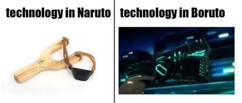 Technology In Naruto I Technology In Boruto Ifunny