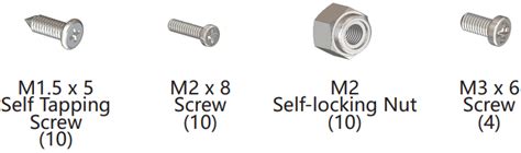 Components List — Sunfounder Diycontrolrobotarmkitforarduino Rollarm Documentation