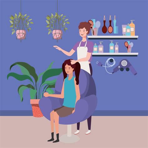 Unisex Hair Salon Vector Art Icons And Graphics For Free Download