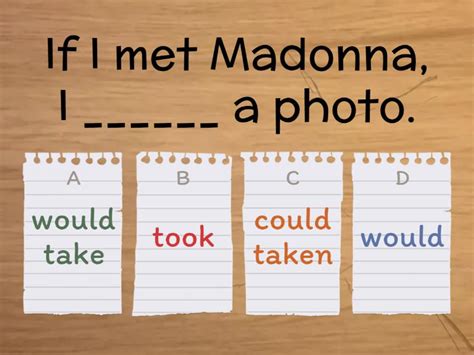 Second Conditional Quiz