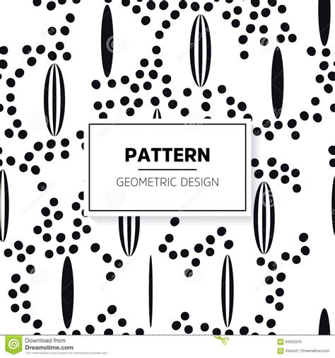Monochrome Abstract Striped Texture Seamless Pattern For Background Stock Vector Illustration