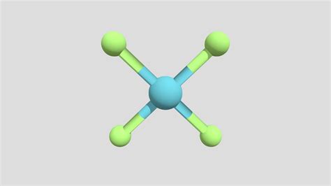 Geometry Xef4 Square Planar 3d Model By International Medical University Imu E Learning