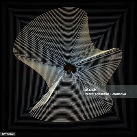 동적 모양 선이있는 벡터 추상 검은 색 배경 선에서 추상화 디자인에 적합한 일러스트레이션 기하 도형에 대한 스톡 벡터 아트 및 기타 이미지 Istock