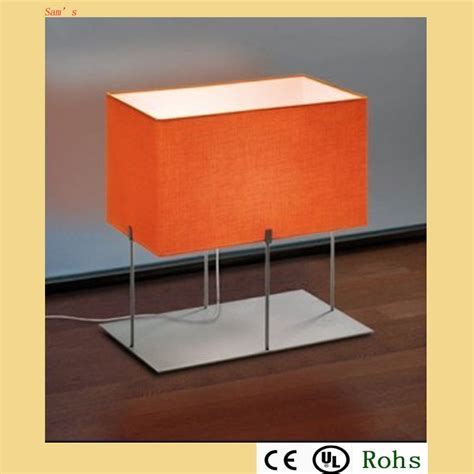 Rectangle Orange Fabric Lamp Shade Made In China For Modern Table Lamp From Megafitting Lamp And