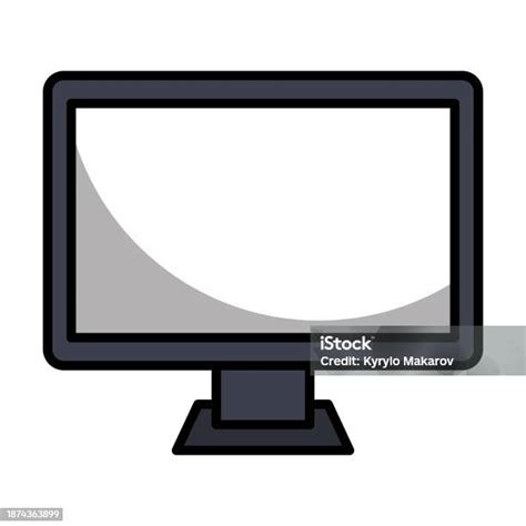 모니터 라인 아이콘입니다 화면 컴퓨터 노트북 Tv 사진 디스플레이 이미지 픽셀 플라즈마 인터넷 필름 해상도 비즈니스 및 광고를