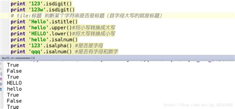 学习python之路之字符串的使用及各种案例 python字符串案例 csdn博客