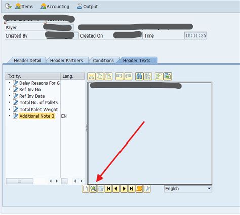 text object and text id we can able to find from detail option