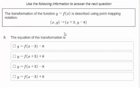 Solved Use The Following Information To Answer The Next