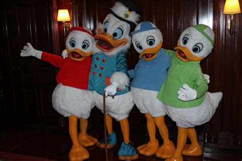 Huey Scrooge Dewey And Louie Founders Club Disneyland … Flickr