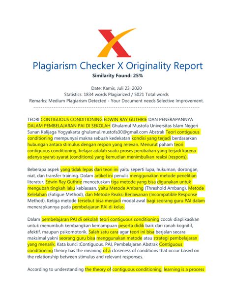 Pdf Teori Contiguous Conditioning Edwin Ray Guthrie Dan Penerapannya