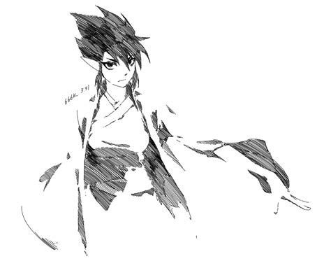 Kan Liu 666k Original Highres 1girl Arm At Side Breasts Closed