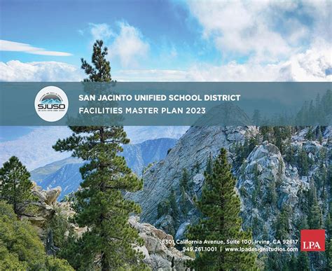 2023 Facilities Master Plan Facilities And Operations San Jacinto