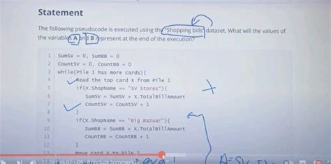 Statement The Following Pseudocode Is Studyx