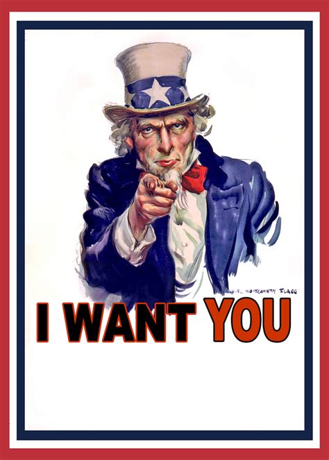 I want You Blank Template - Imgflip