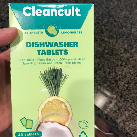 Lemongrass Dishwasher Tablets From Cleancult Vegan Product Reviews