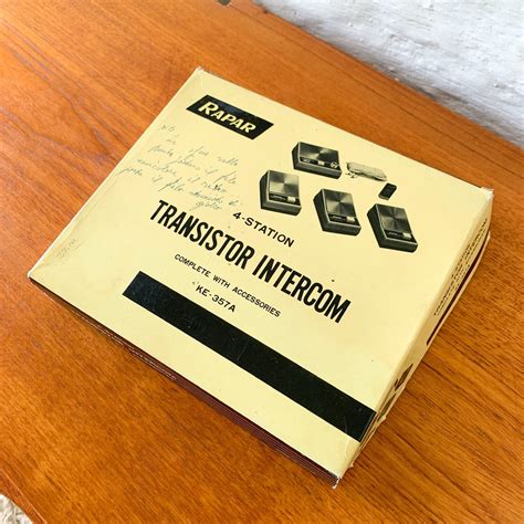 4 station transistor intercom