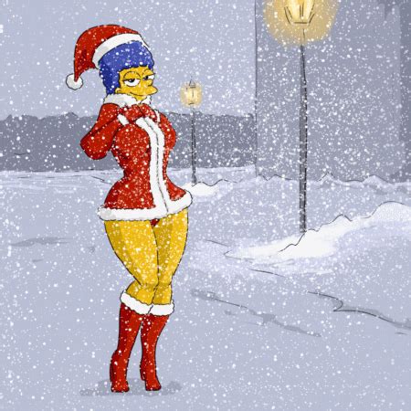 Post 2912007 Animated Christmas Margesimpson Thesimpsons Vylfgor