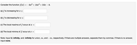 Solved Consider The Graph Of F X Given Below A Analyzing Chegg