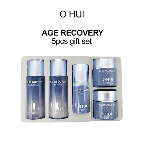 O Hui Age Recovery 5pcs T Set Skin Softener Emulsion Essence