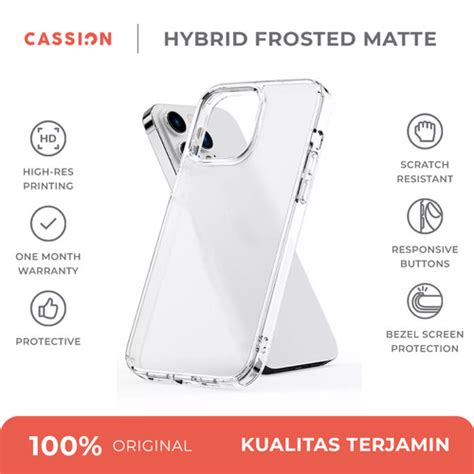 Promo Cassion Hybrid Frosted Matte Case IPhone Pro Max IPhone Pro Max IP Mini Hitam