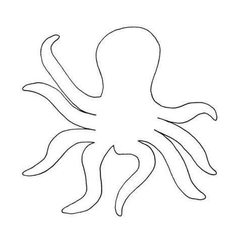 Octopus Outline Drawing At Explore Collection Of