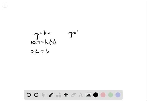 solved suppose y varies directly with x write a direct variation