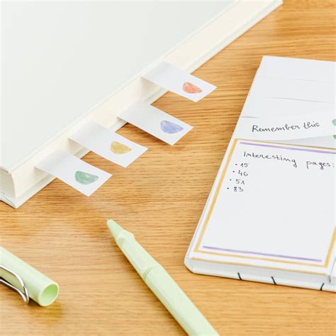 Assorted Sticky Notes Set Shopping To Do List Book Etsy