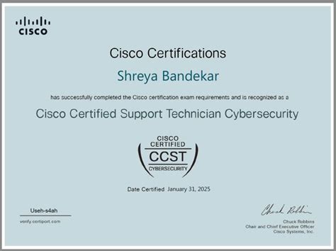 Ciscocertification Cybersecurity Ccst Professionalgrowth