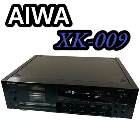 Aiwa Excelia Xk 009 Cassette Deck Audio Stereo Equipment Retro 1 804 95 Picclick Au