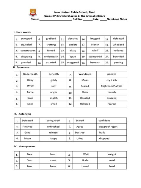 Grade Iv Notebook Notes Pdf Division Mathematics Elementary