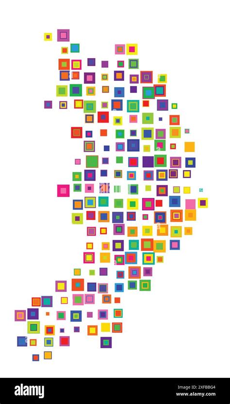 Symbol Map Of The Republic Khakass Russia Abstract Map Showing The