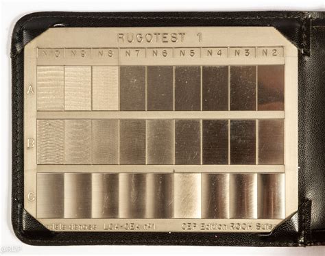 Rugotest Surface Comparator At Mercedes Jackson Blog