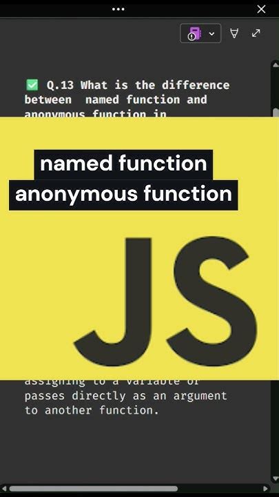 what is the difference between named function and anonymous function in