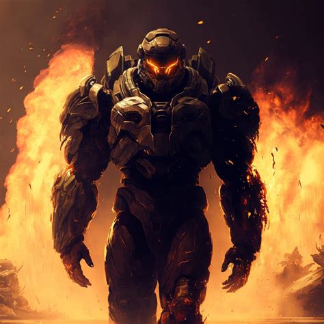 Doomguy X Spartan 117 Ai Generated Rdoom