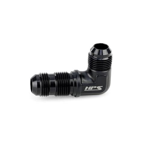 Hps Performance 8 90 Degree Aluminum Bulkhead Adapter An Fitting
