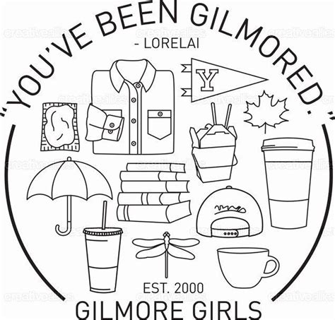 Gilmore Girls Coloring Pages Printable