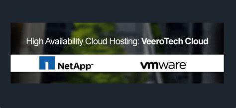 Vmware And Netapp High Availability Cloud Hosting Web Hosting Blog