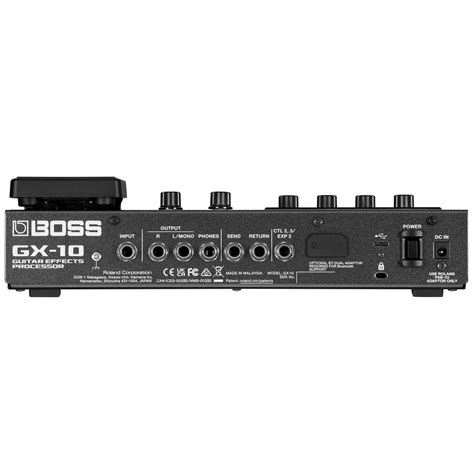 Boss Gx 10 Multi Effects Processor Electric Guitar Effects Sonovente